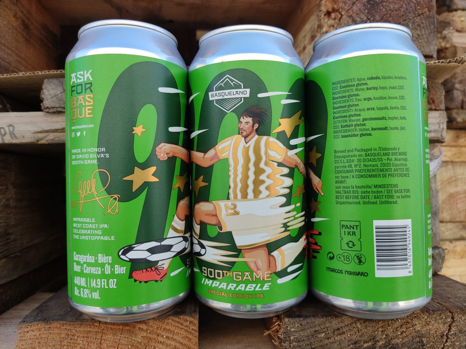 BASQUELAND HOMENAJEA A DAVID SILVA CON SU IMPARABLE - Crusat