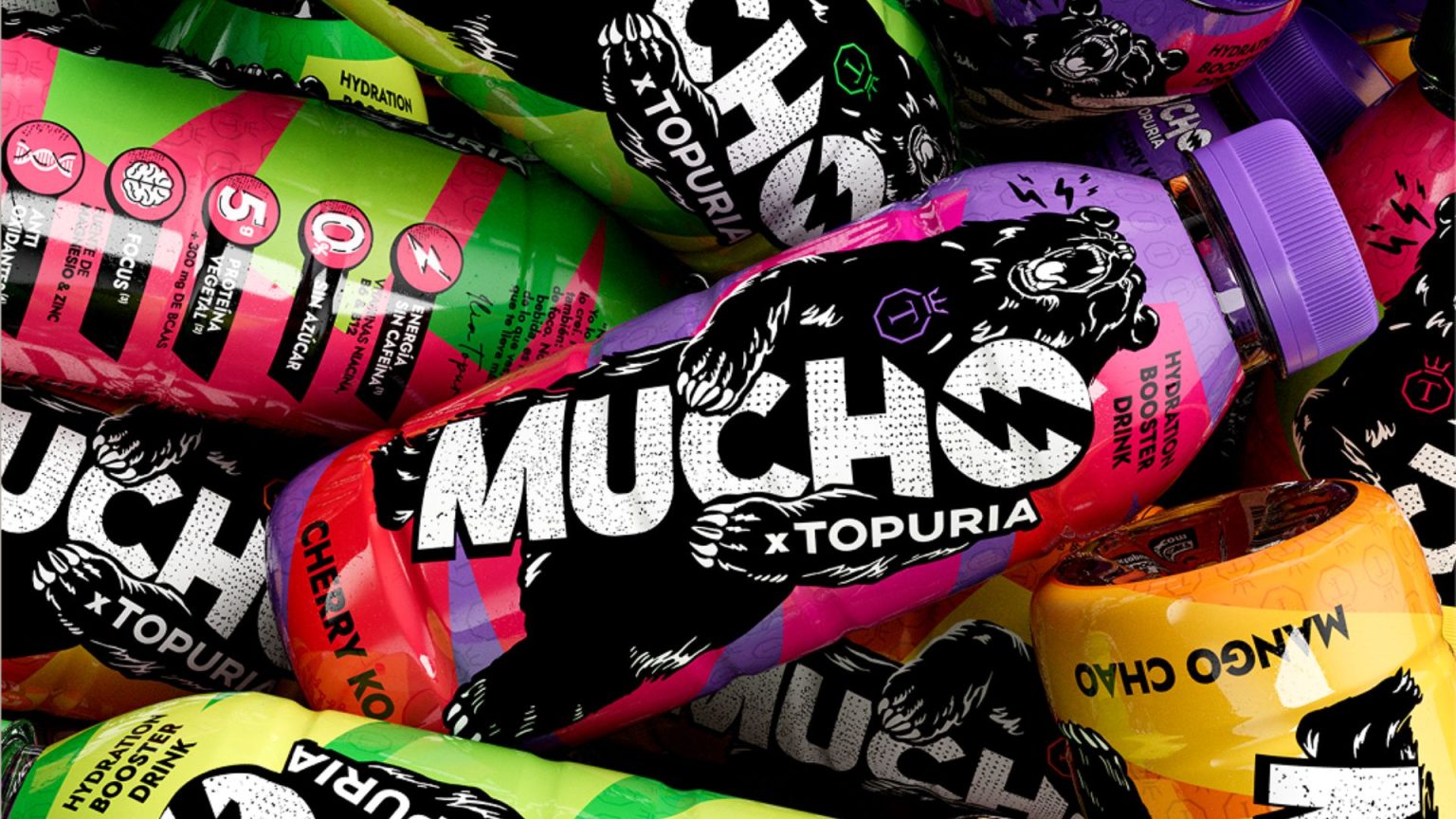 Mucho x Topuria: la bebida funcional que distribuye Crusat